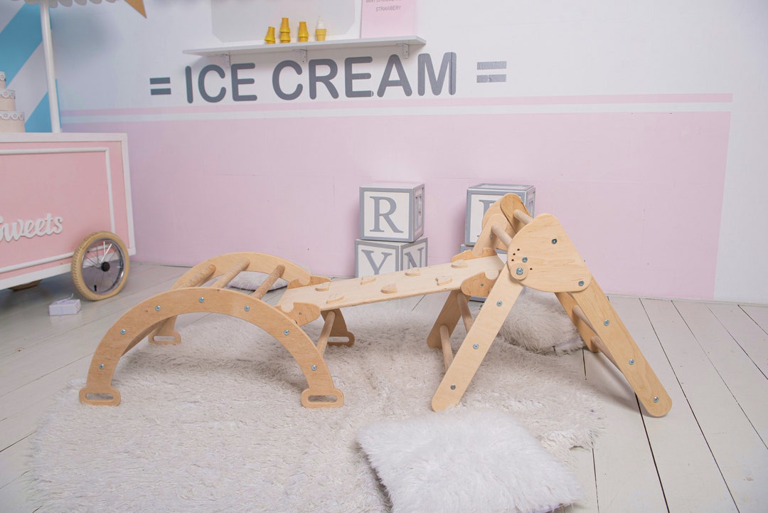 Montessori Climber Set, Climbing Triangle Set 5in1, Triangle Climber ...