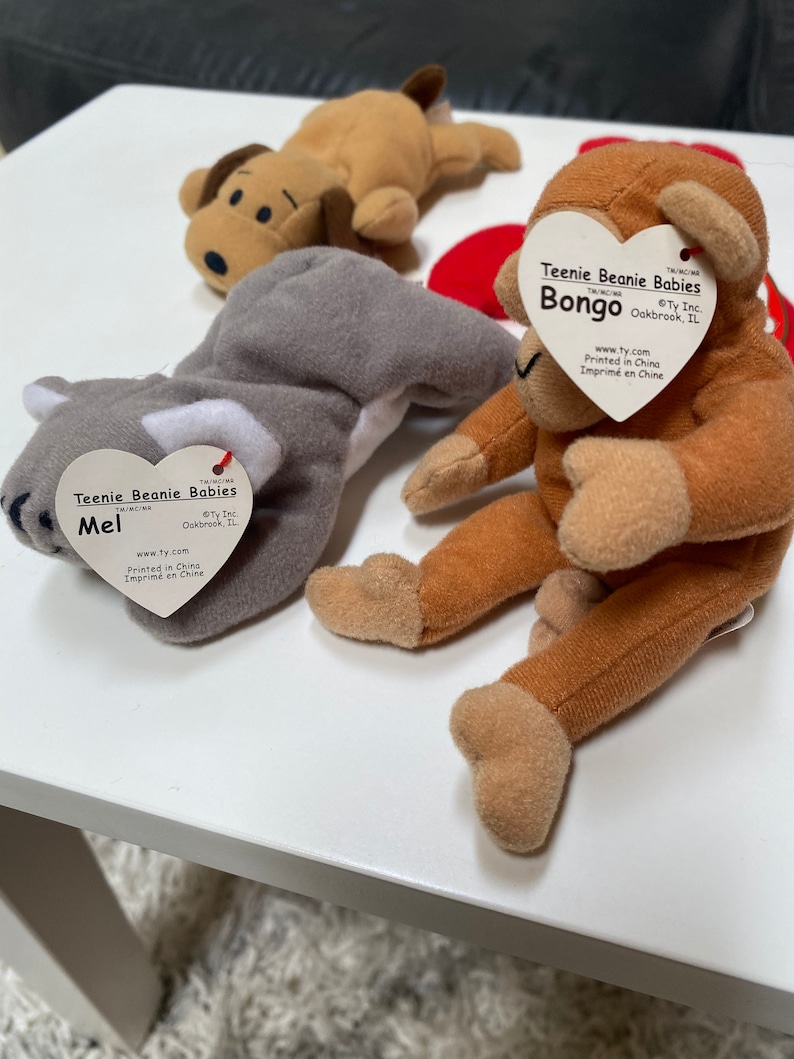 1993 Mcdonald's TY Teenie Beanie Babies-1st Generation: 11 Total ...