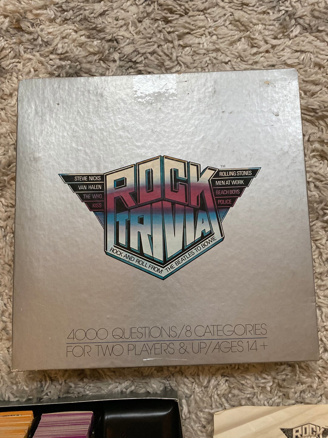 Vintage 1984 Rock Trivia Game-used but Great Condition! - Etsy