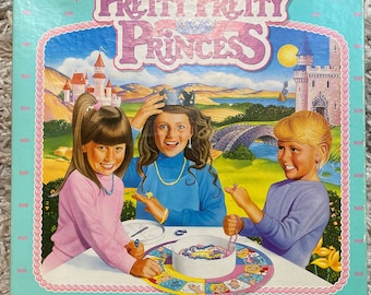 Vintage 1990 Pretty Pretty Princess Board Game Complete 90s Girl 1990s ...