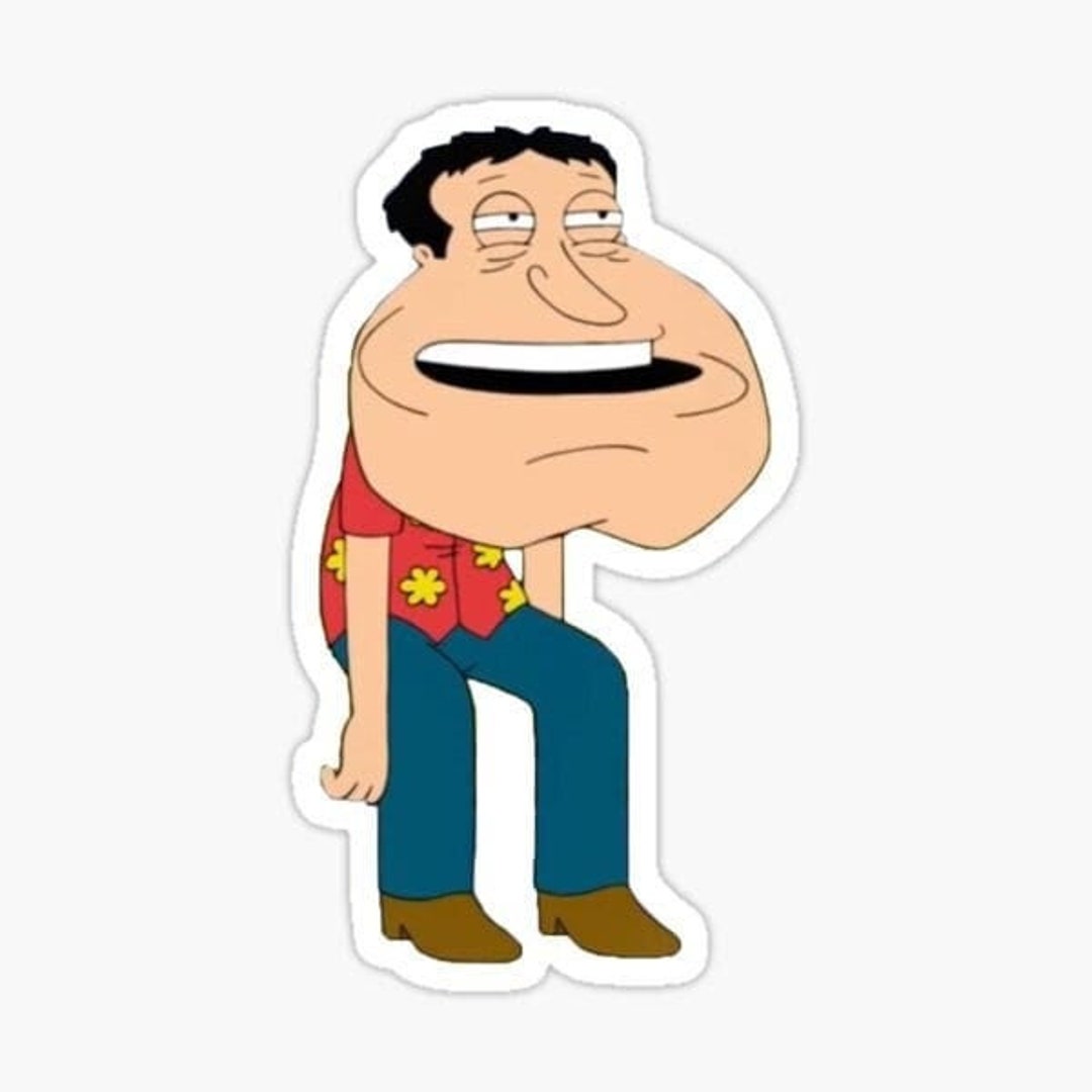 Quagmire Family Guy Sticker Best Stickers Laptops,hydroflasks,pcs ...