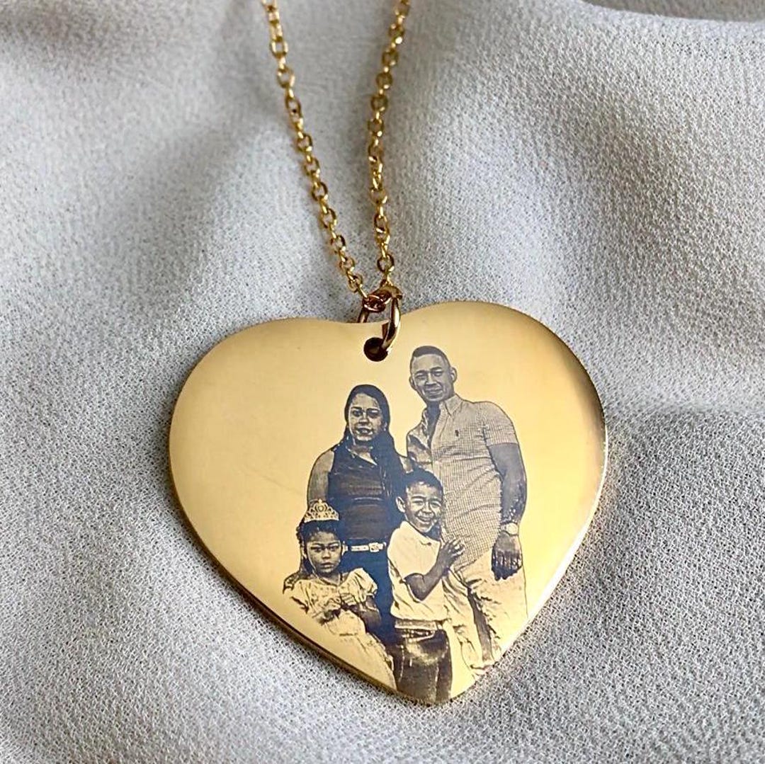 Photo Necklace - Photo Necklace Personalized - Photo Necklace for Woman ...