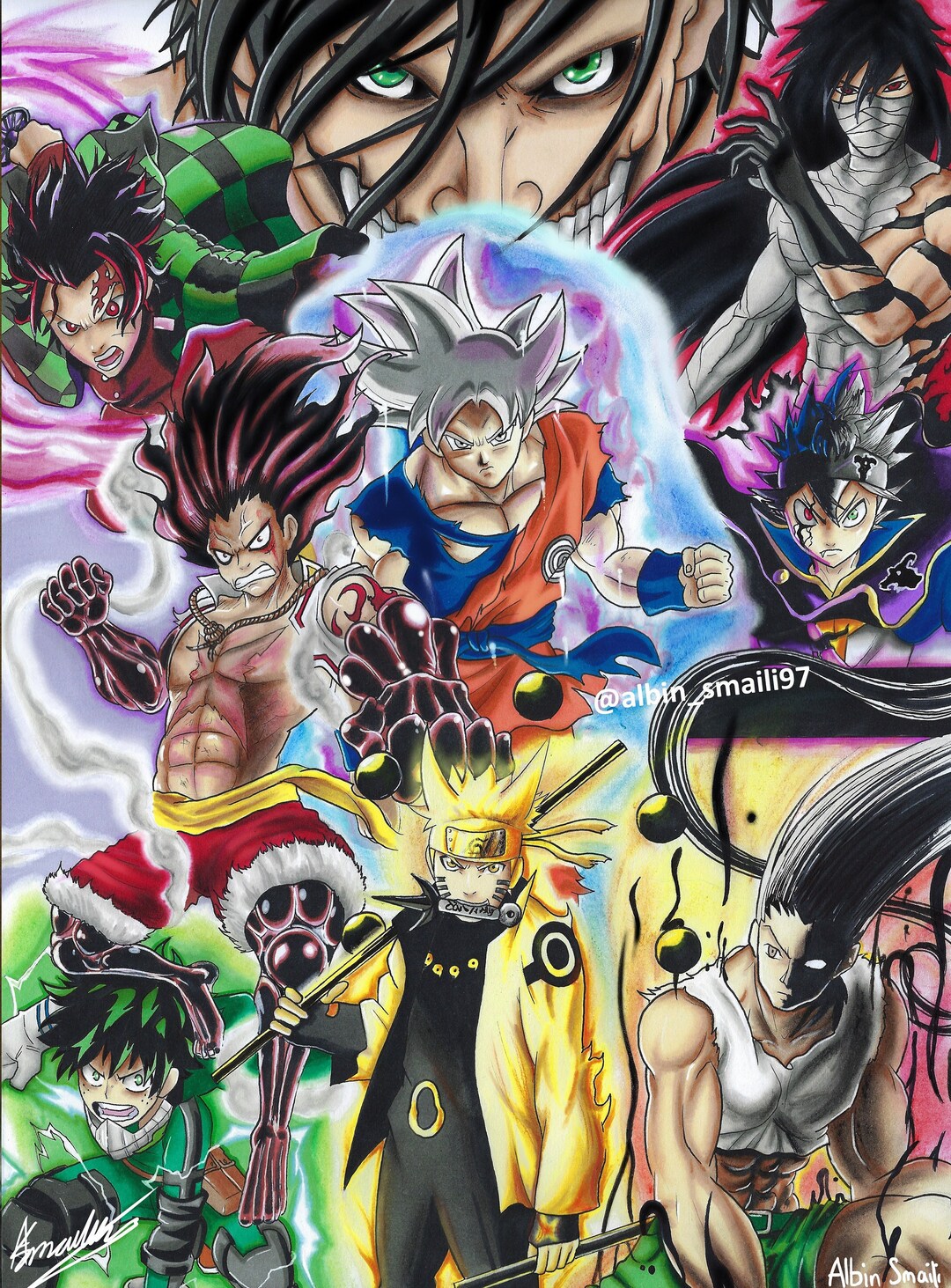 Anime Collage - Etsy