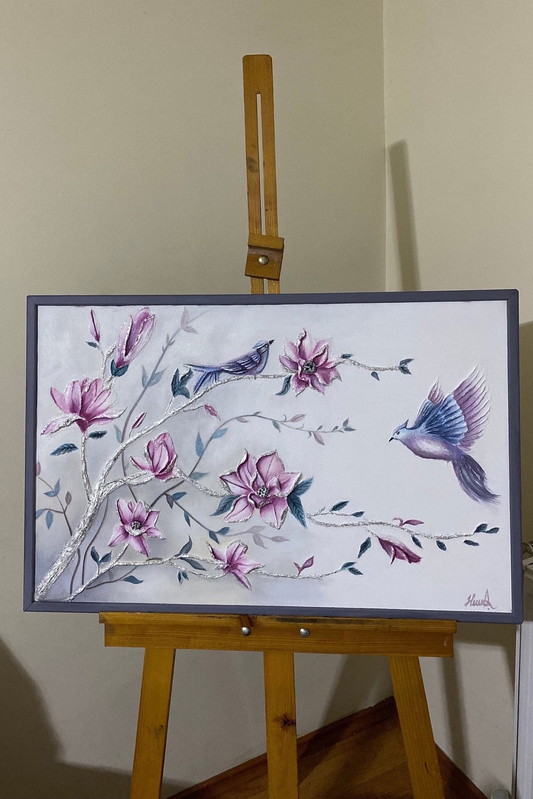 Framed Relief Texture Painting - Etsy