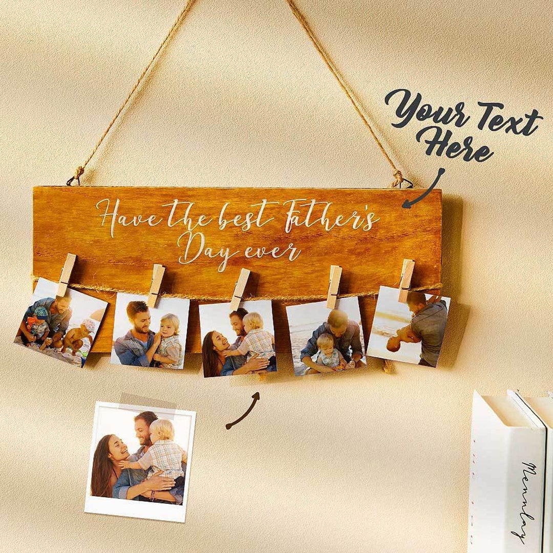 Custom Photo Display Board Picture Hanging Board Home Decoration - Etsy