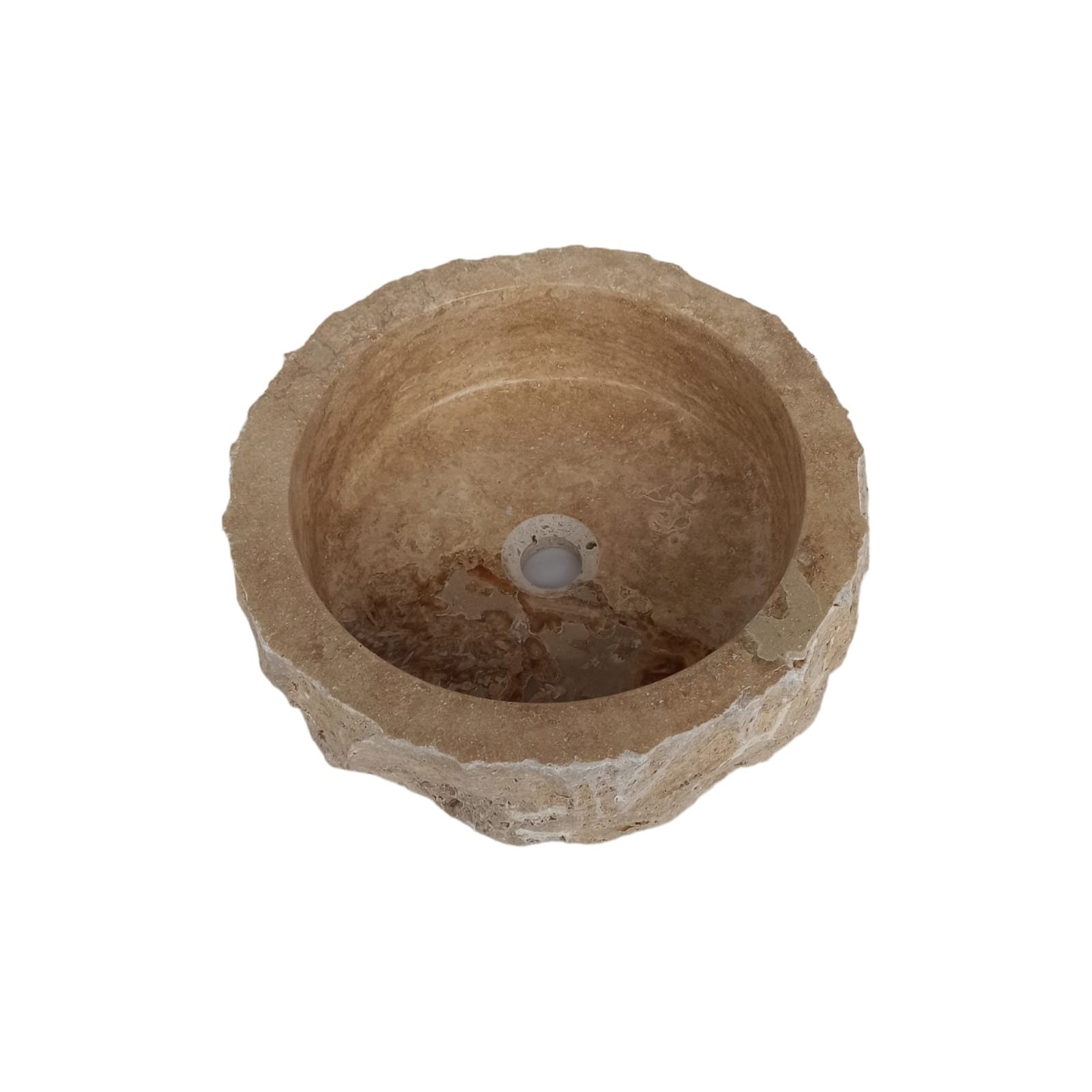 Rustic Look Tumbled Marble Sink, Special Handmade and Natural Stone 14 ...