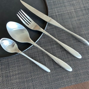 Chic Stainless Steel Cutlery Flatware Set - Etsy