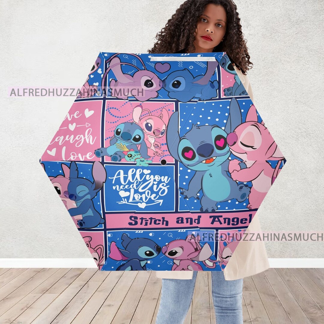 Cute Stitch Umbrella, Disney Lilo and Stitch Custom Umbrella ...