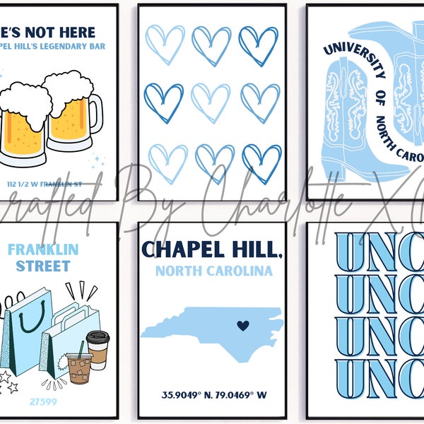 Unc Poster - Etsy