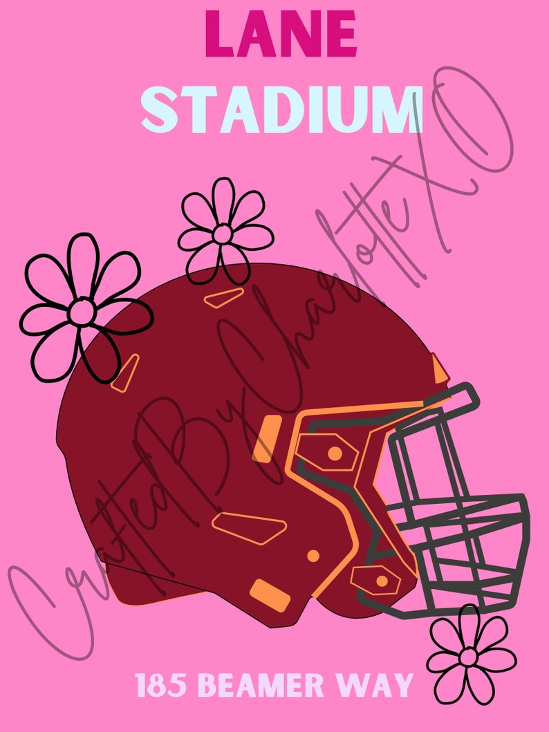 Preppy VA Tech Prints Instant Digital Download VA Tech Girl Dorm Decor ...