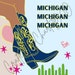Preppy University of Michigan Prints for Dorm Decor - Etsy
