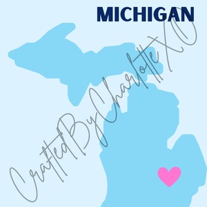 Preppy University of Michigan Prints for Dorm Decor - Etsy