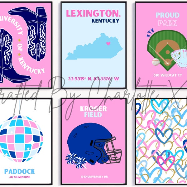 University of Kentucky Wall Art Digital - Etsy