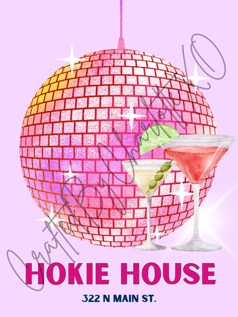 Preppy VA Tech Prints Instant Digital Download VA Tech Girl Dorm Decor ...