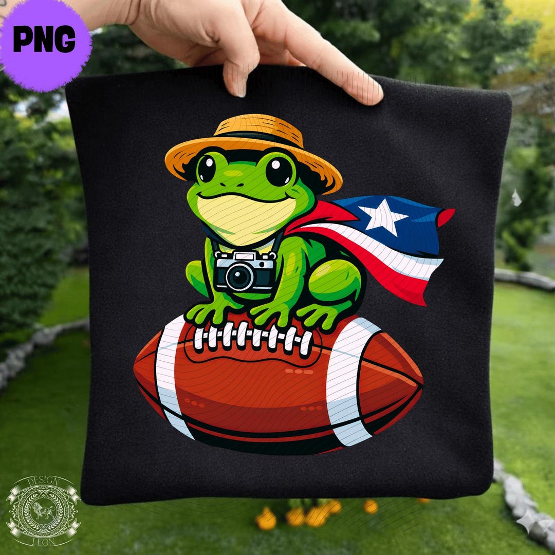 Cool Boricua Roots PNG Puerto Rico Coqui Frog Football Design, Boricua ...