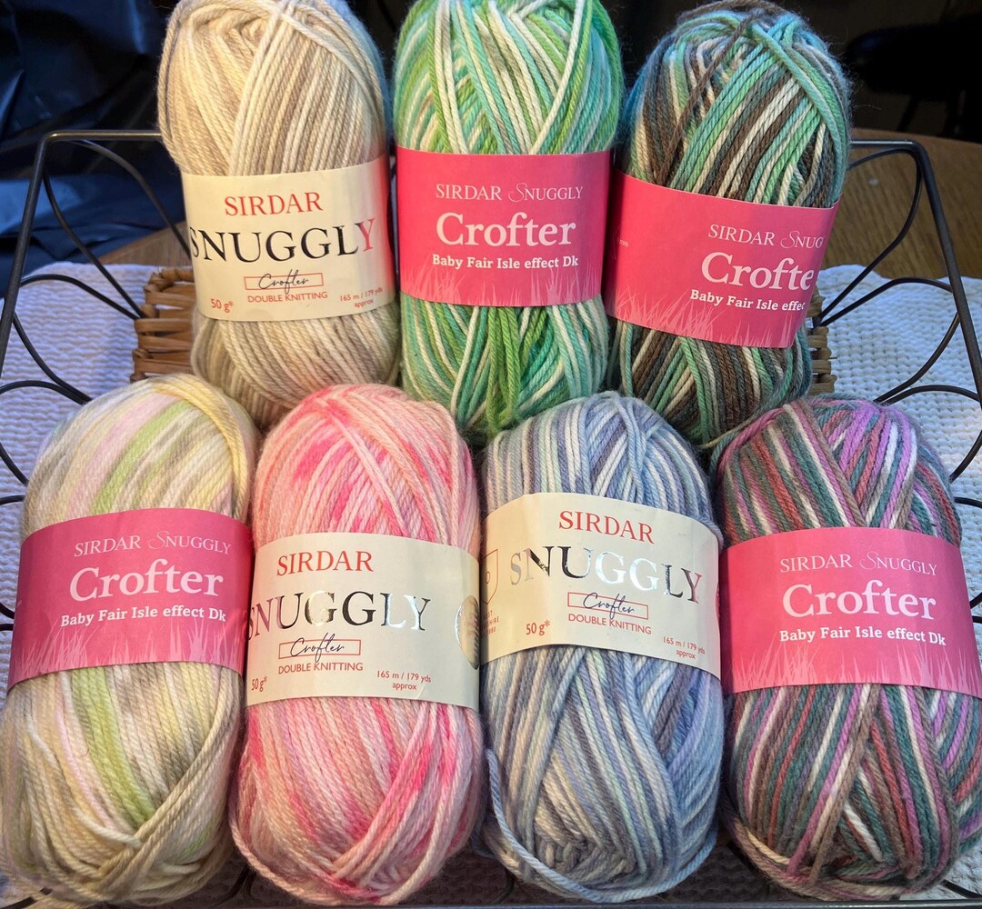 Sirdar Baby Crofter DK 50g Fair Isle Effect Light Worsted / Double ...
