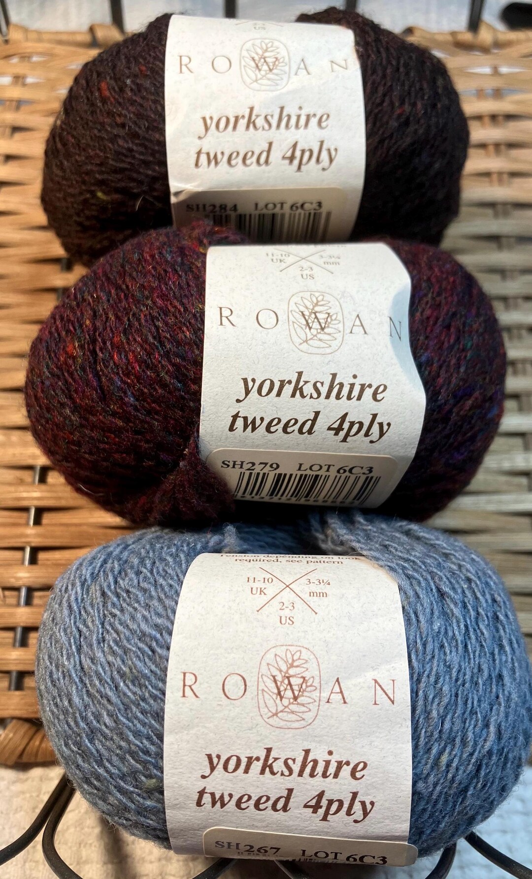 Rowan Yorkshire Tweed 4 Ply 25g - 3 Shades - Etsy