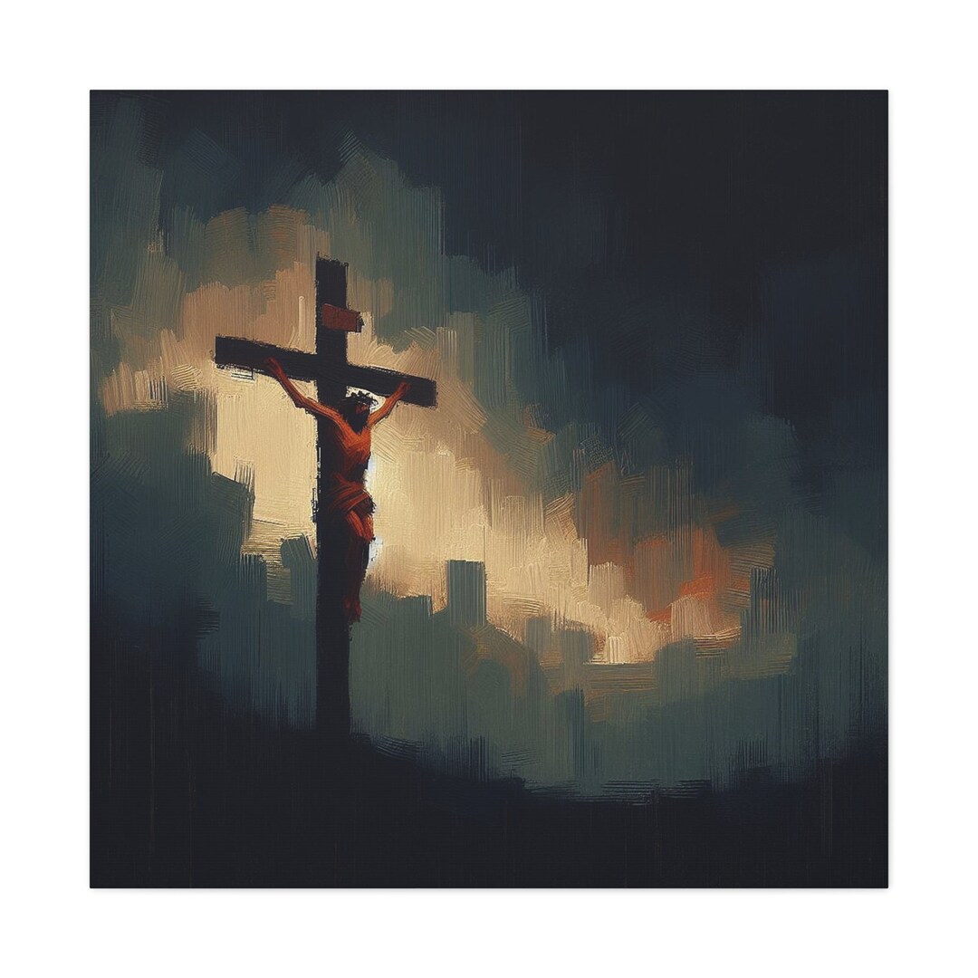 Upon the Cross of Calvary: Easter Collection Modern Christian Art Print ...