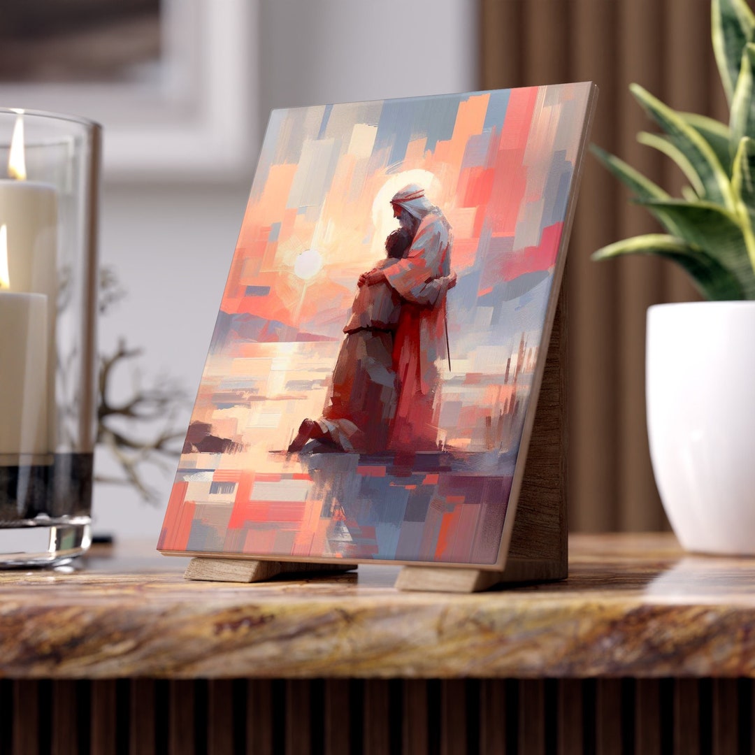 Home at Last: the Prodigal Son - Modern Christian Art Print Canvas Wall ...