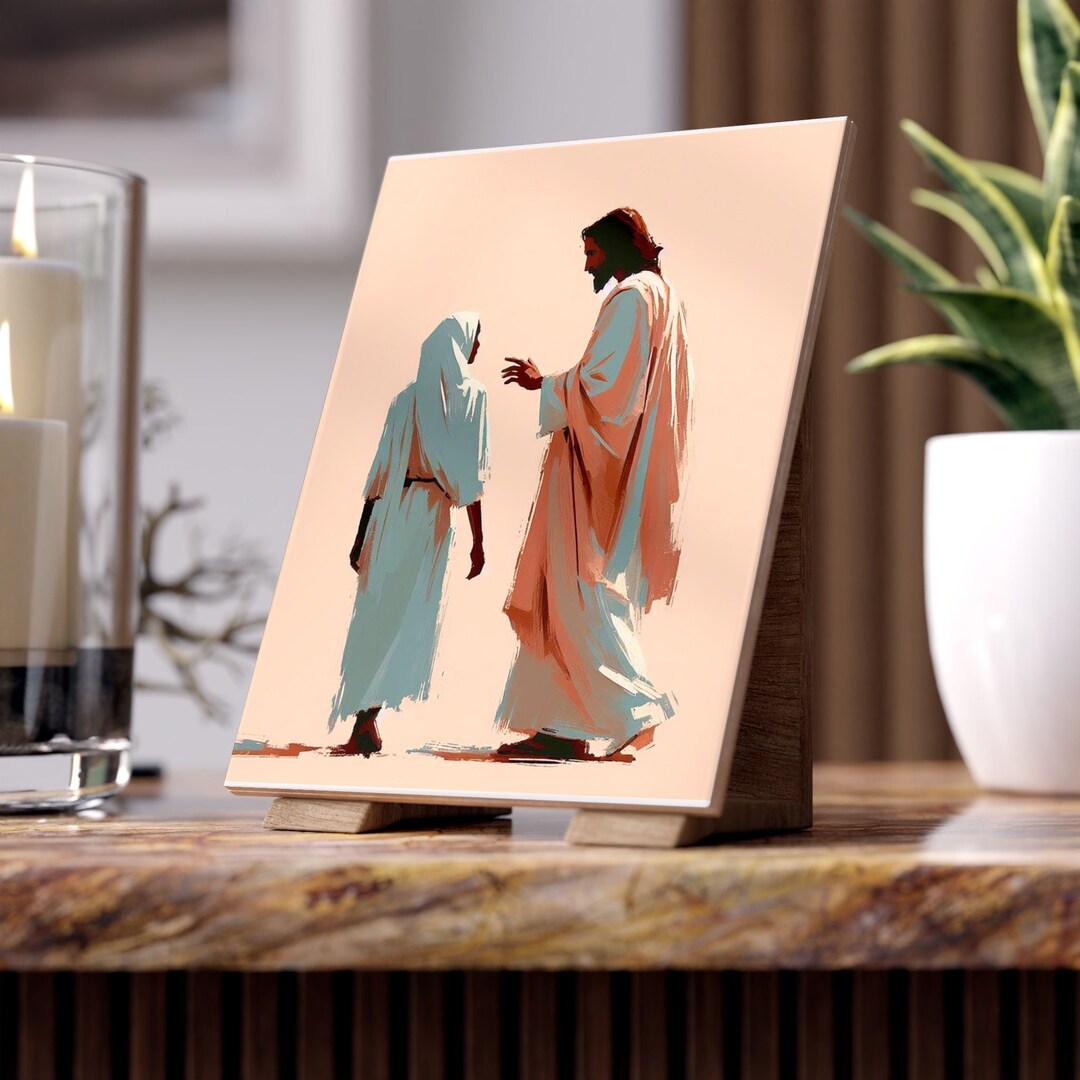 Master and Servant - Modern Christian Art Print Canvas Wall Art ...