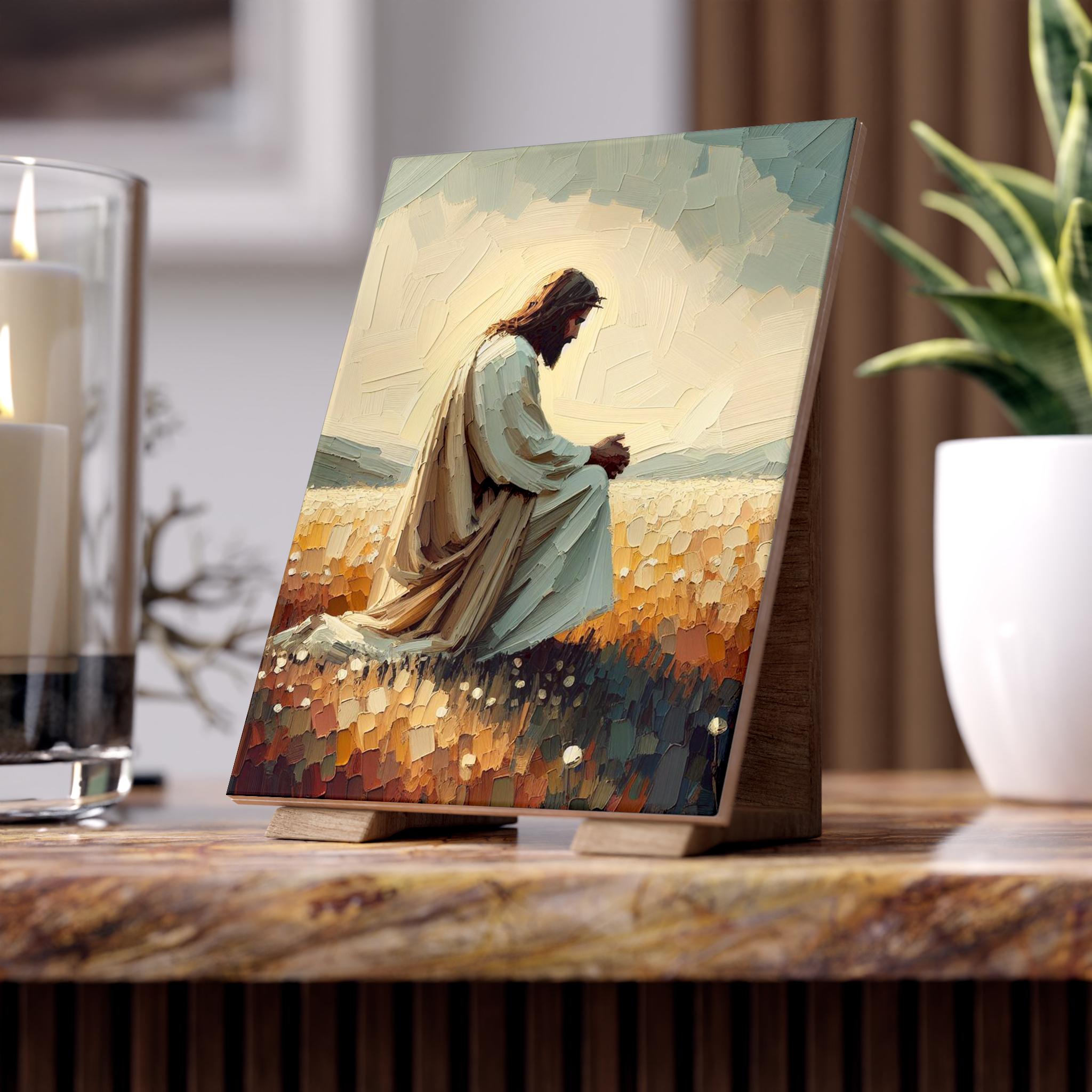 The Lord's Prayer - Modern Christian Art Print Canvas Wall Art ...