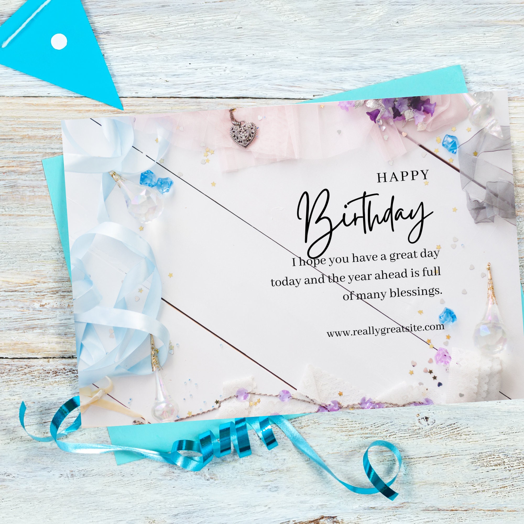 Happy Birthday Card, Printable Birthday Day Card DIY Editable Canva ...