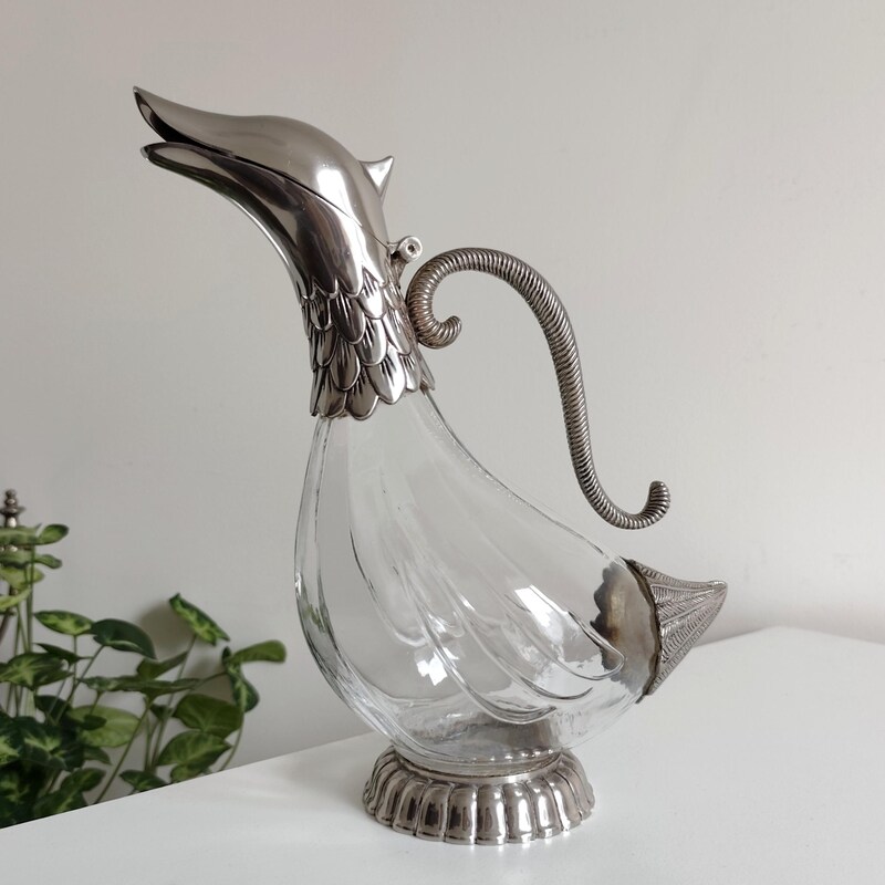 Bird Decanter Silver - Etsy