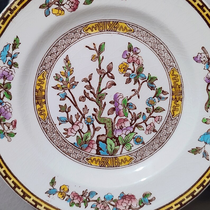 Vintage 30 Pcs Dinnerware Set by Washington Indian Tree Pattern Dinner ...