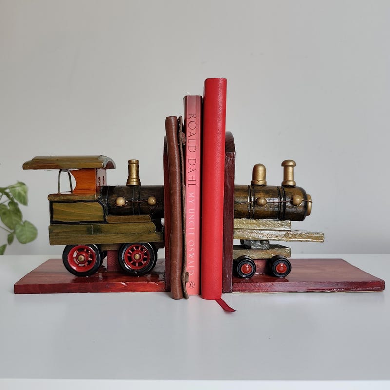 Train Bookends - Etsy