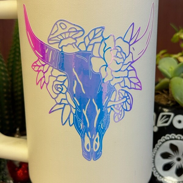 Bull Skull Decal - Etsy