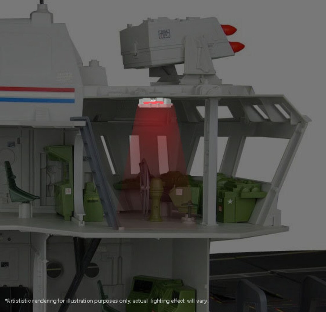 Custom GI Joe USS Flagg Interior Rgb Wireless Remote Controlled LED ...