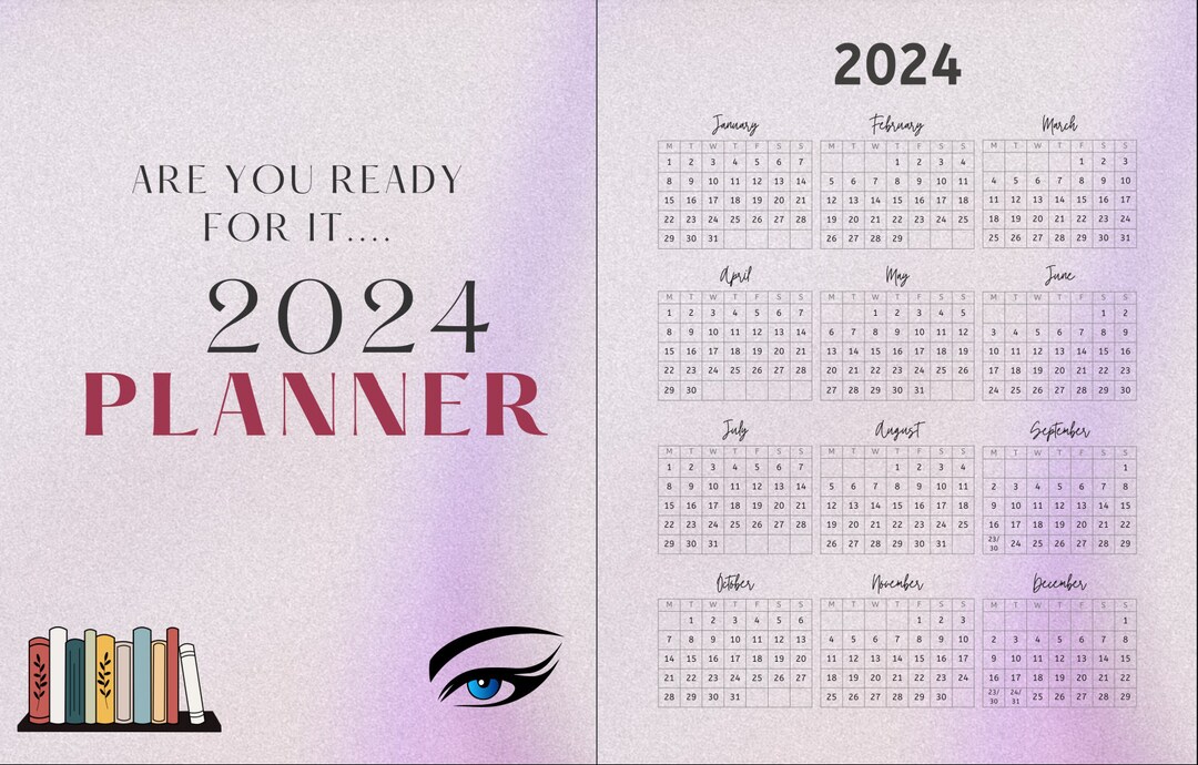 2024 Planner/ 2024 Calendar Planner/ Taylor Swift Inspired Planner ...