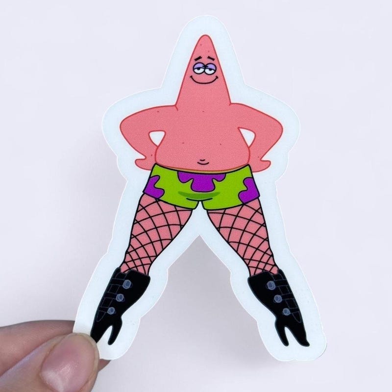 Patrick Star Fishnet - Etsy