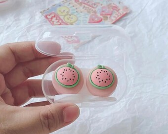 Cute Strawbery Contact Lens Case - Etsy
