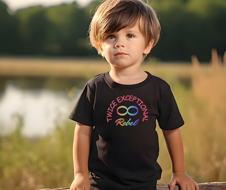 Twice Exceptional Kids 2e Celebrate Brilliance Tee for All Genders ...