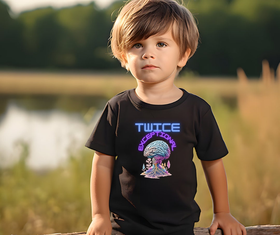 Twice Exceptional Kids 2e Celebrate Brilliance Tee for All Genders ...