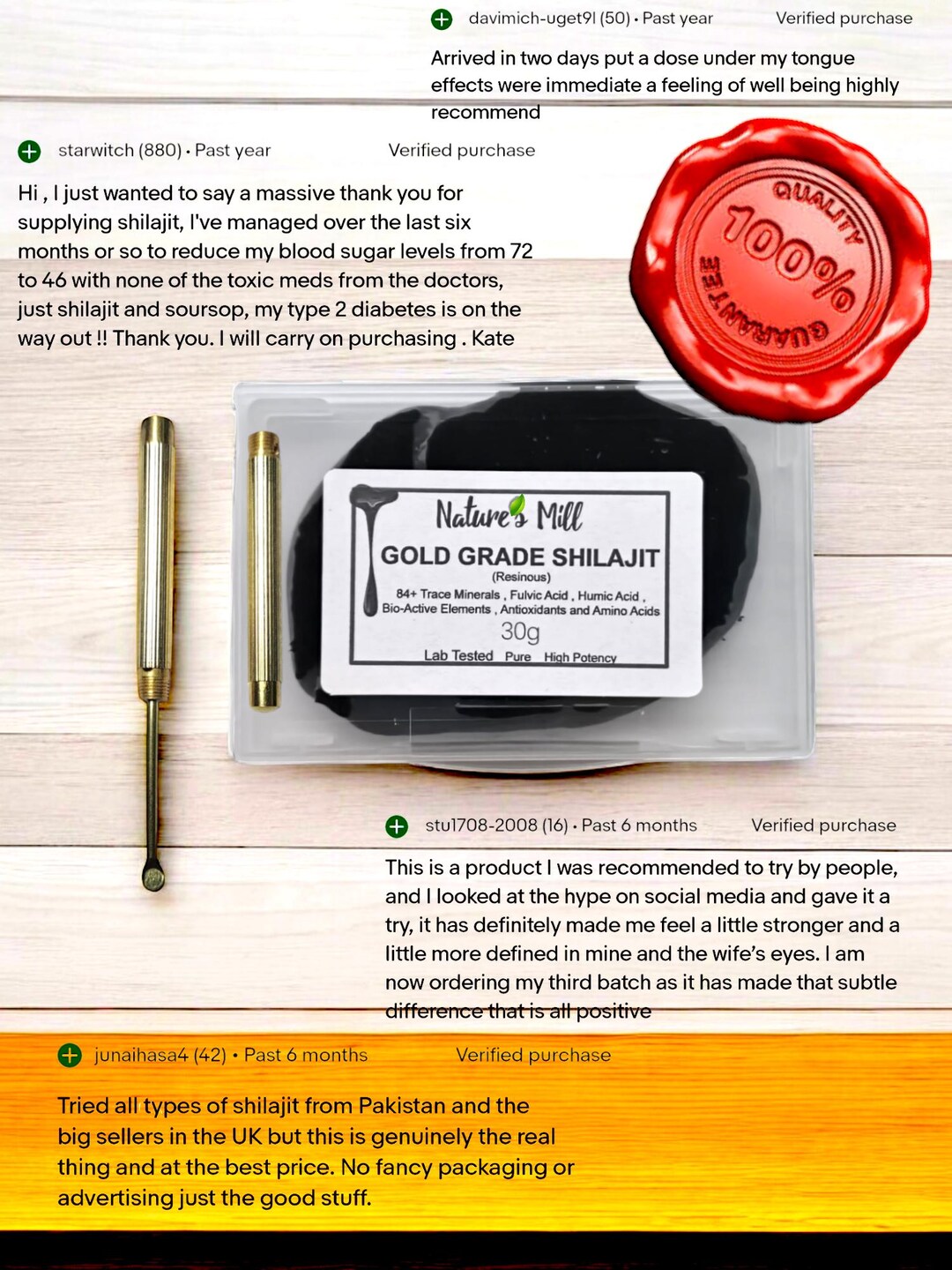 Pure Gold Grade Himalayan Shilajit Mumijo Salajeet Shilajeet Resin ...