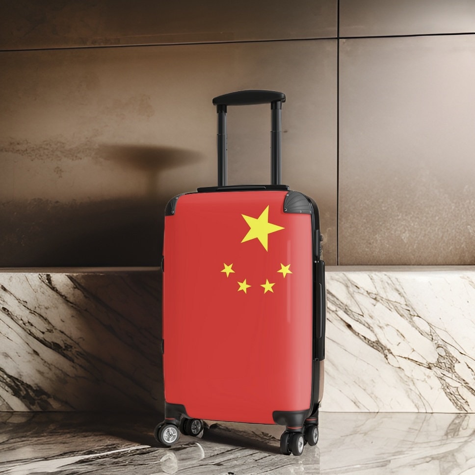 China Flag Suitcase Chinese Flag Suitcase, Chinese Flag Luggage, China ...