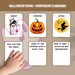 Interactive Montessori Learning Game Halloween-themed Flashcards With ...