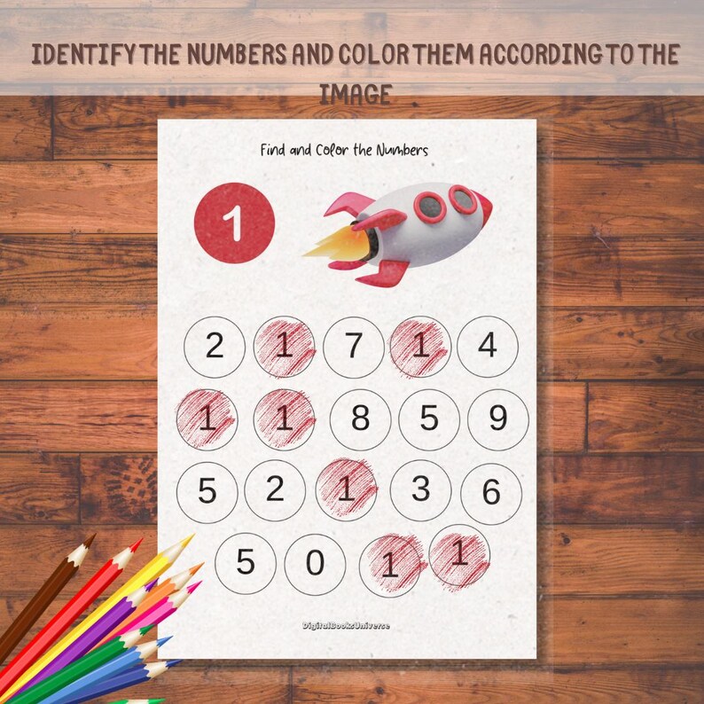 Number Recognition Worksheets 1-9 | Fun Counting & Coloring Activities ...