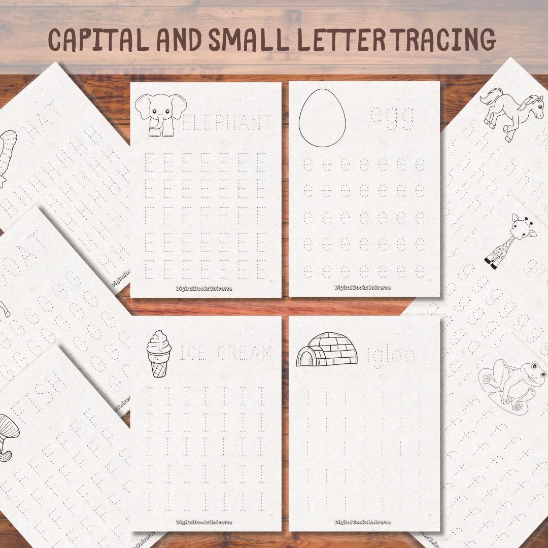 Alphabet Tracing Worksheets for Kids | Handwriting Practice Printable ...