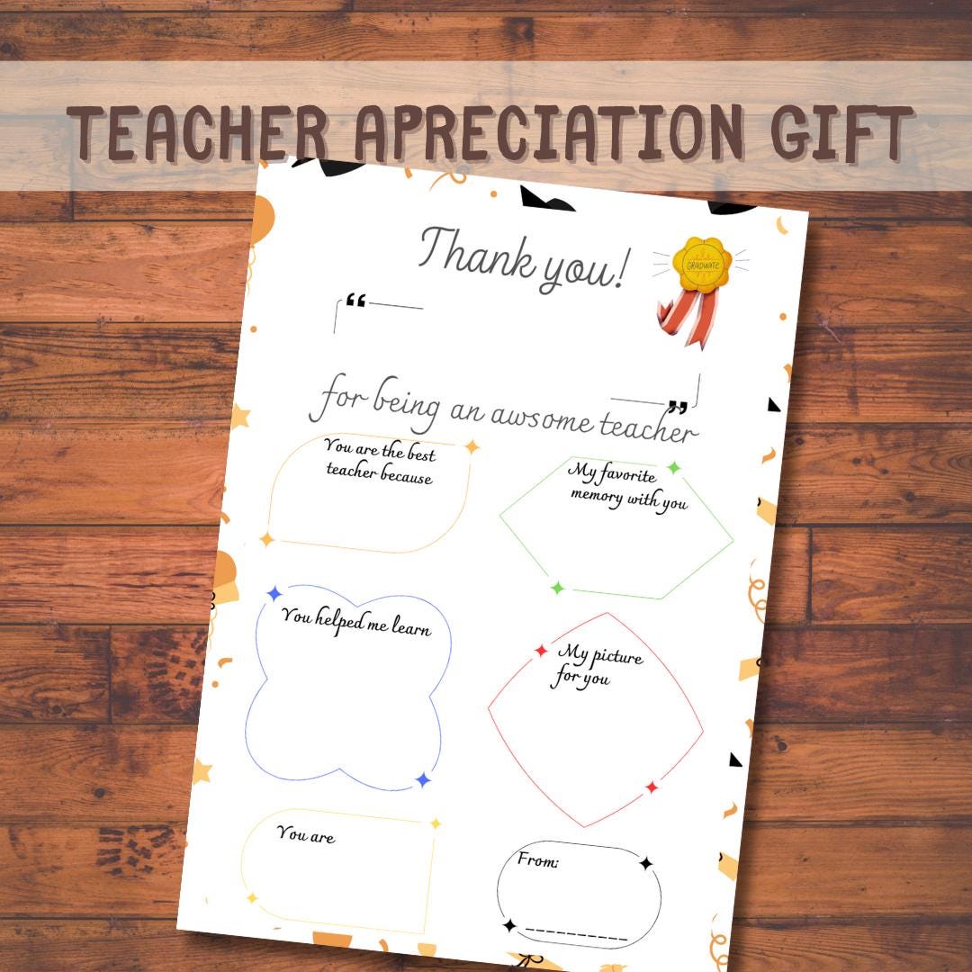 Teacher Appreciation Gift, Teacher Appreciation Week, All About Teacher ...