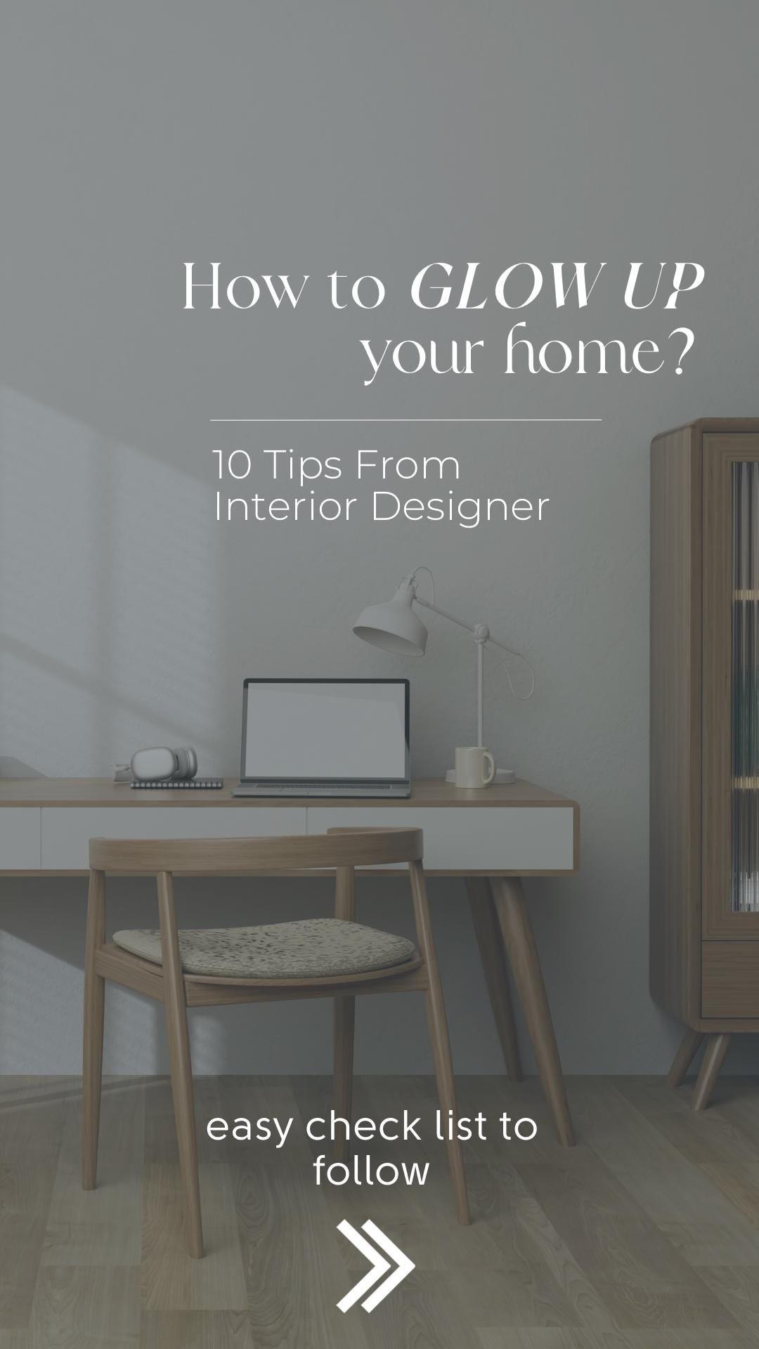 How to GLOW UP Your Home Printable Home Makeover Checklist Interior ...