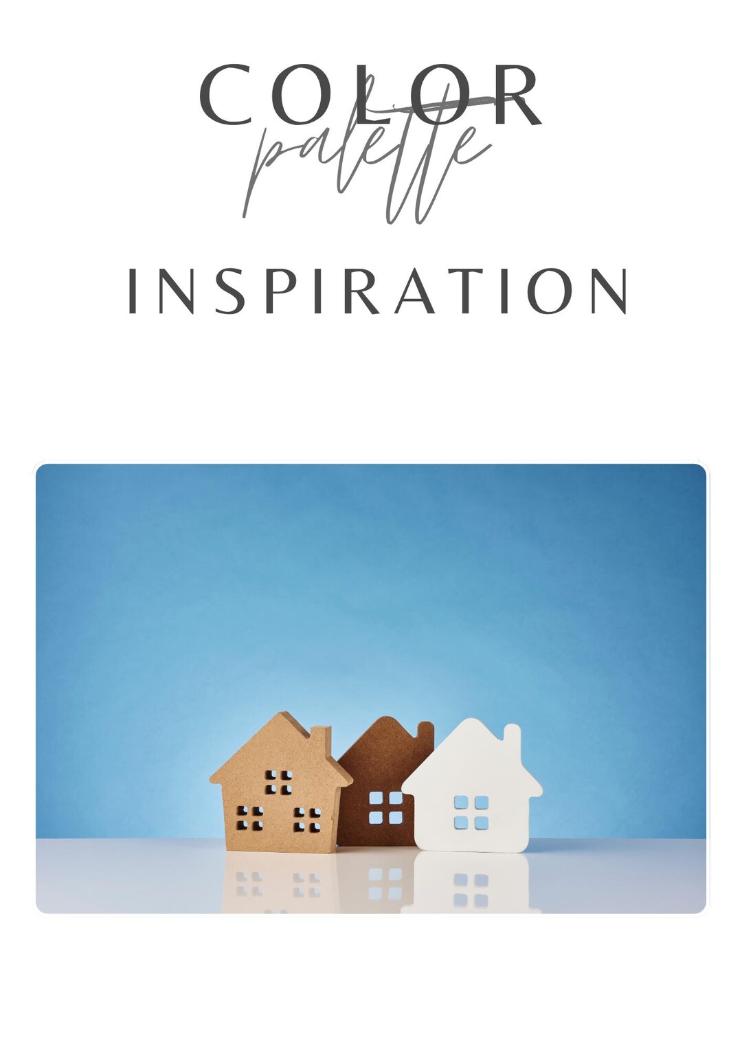 Interior Color Palette Inspiration PDF - Etsy