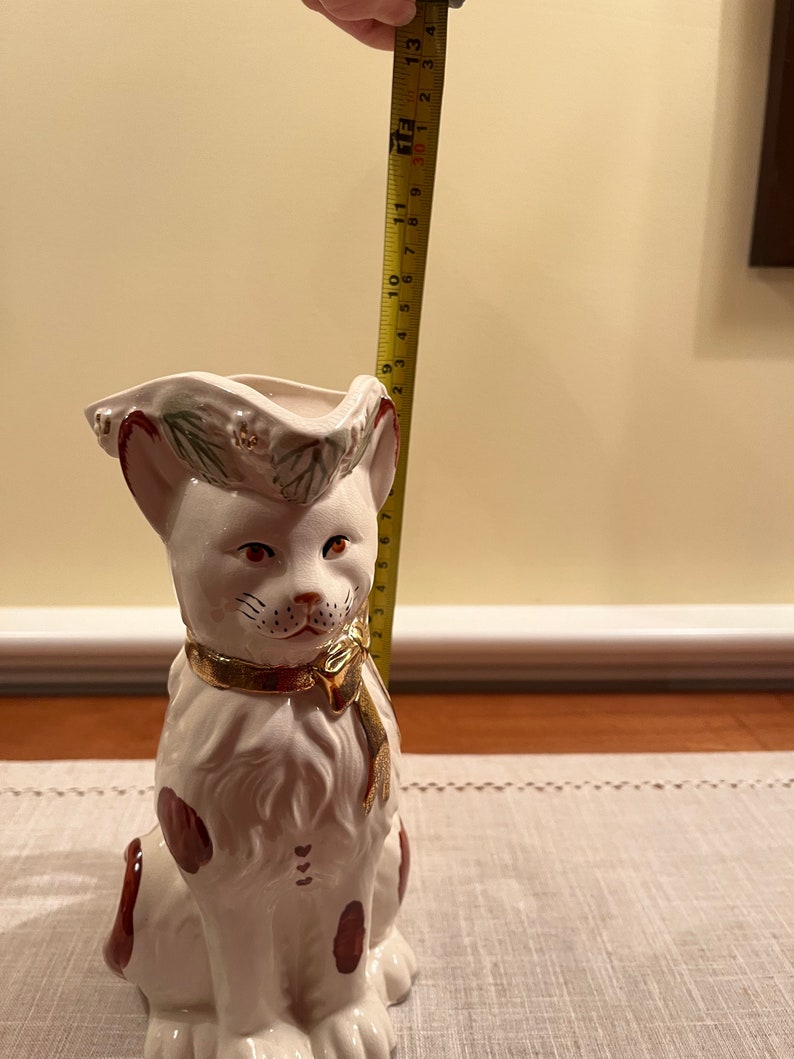 Royale Stratford Staffordshire Rushton Hand Painted Toby Cat Pitcher ...