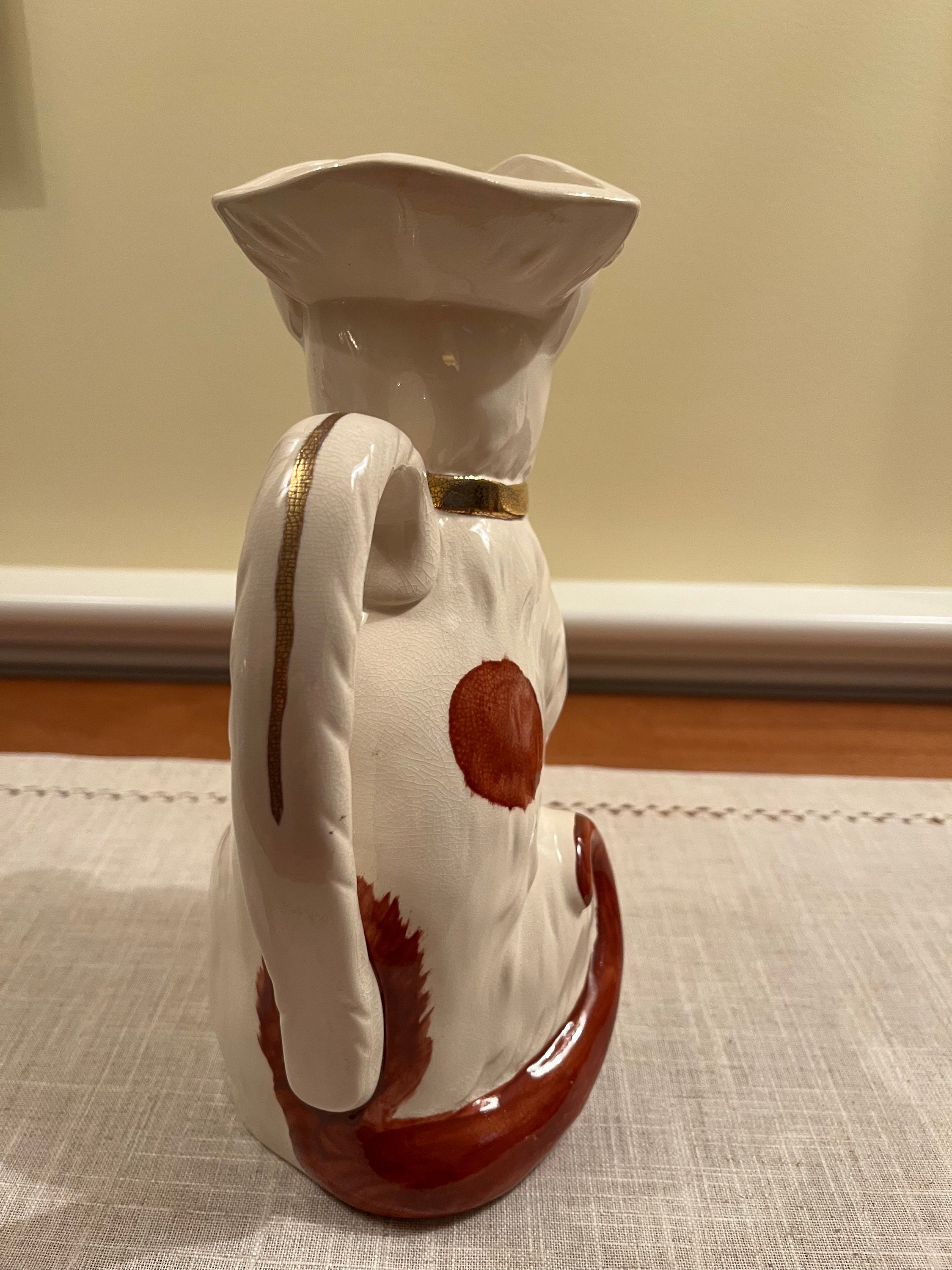 Royale Stratford Staffordshire Rushton Hand Painted Toby Cat Pitcher ...