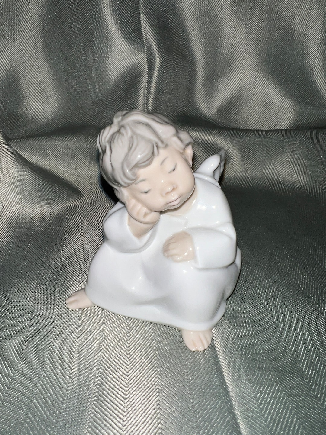 Lladro Angel Thinking Figurine Glossy 4539 - Etsy