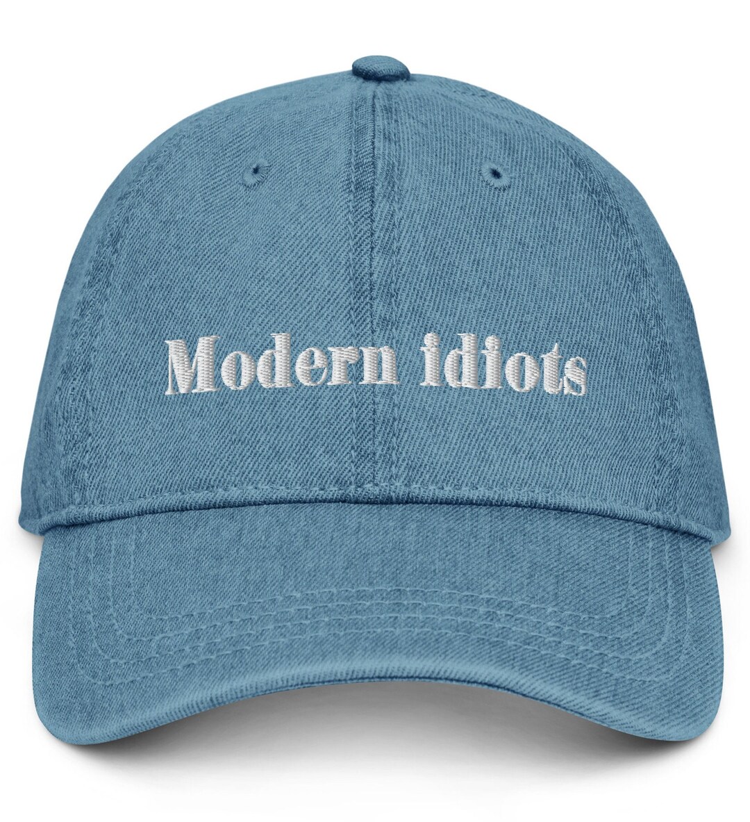 Moderns Idiots TTPD Denim Hat Swiftie Cap Taylorswift - Etsy