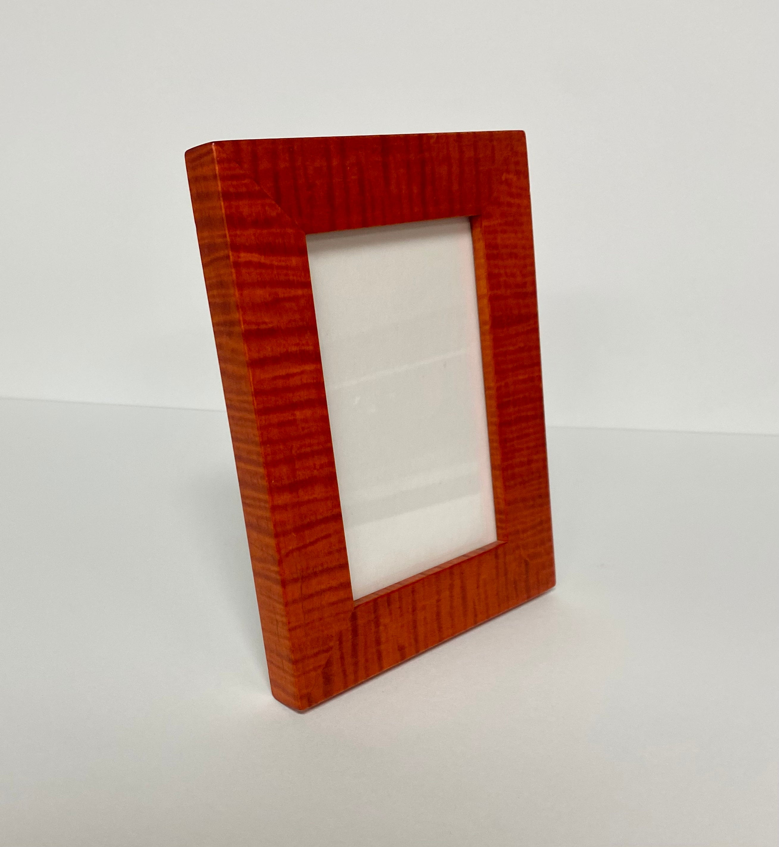 4 X 6 Flamed Maple Picture Frame Orange - Etsy