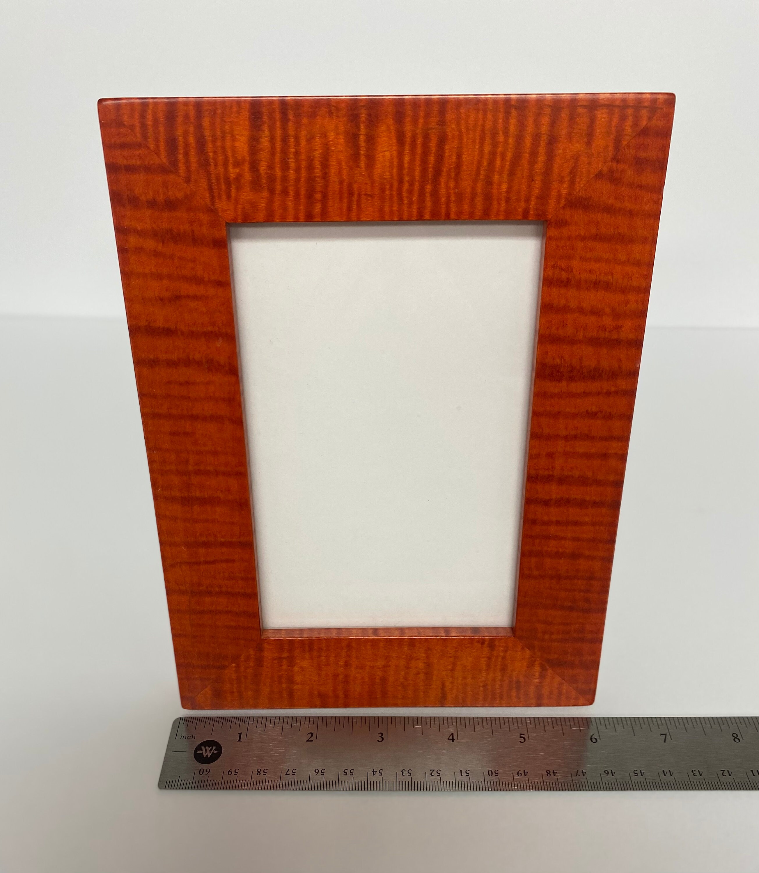 4 X 6 Flamed Maple Picture Frame Orange - Etsy